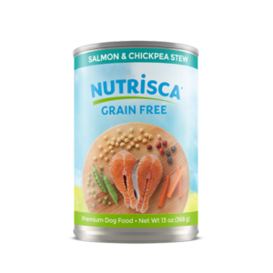 Nutrisca Salmon and Chickpea Stew – Front – Dogswell